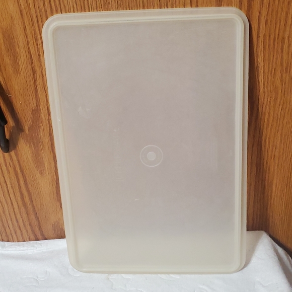 Tupperware | Kitchen | Vintage Tupperware Clear Frosted Rectangular Lid ...